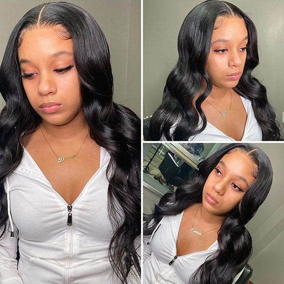 Charming Body Wave 5x5 Lace Closure Wigs | 100% Human Hair